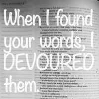 Devour the Word | seeking spiritual nourishment